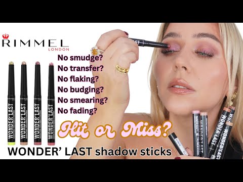 rimmel wonder'last shadow cream stick review & tutorial #rimmel #beauty #eyeshadow #makeuotutorial