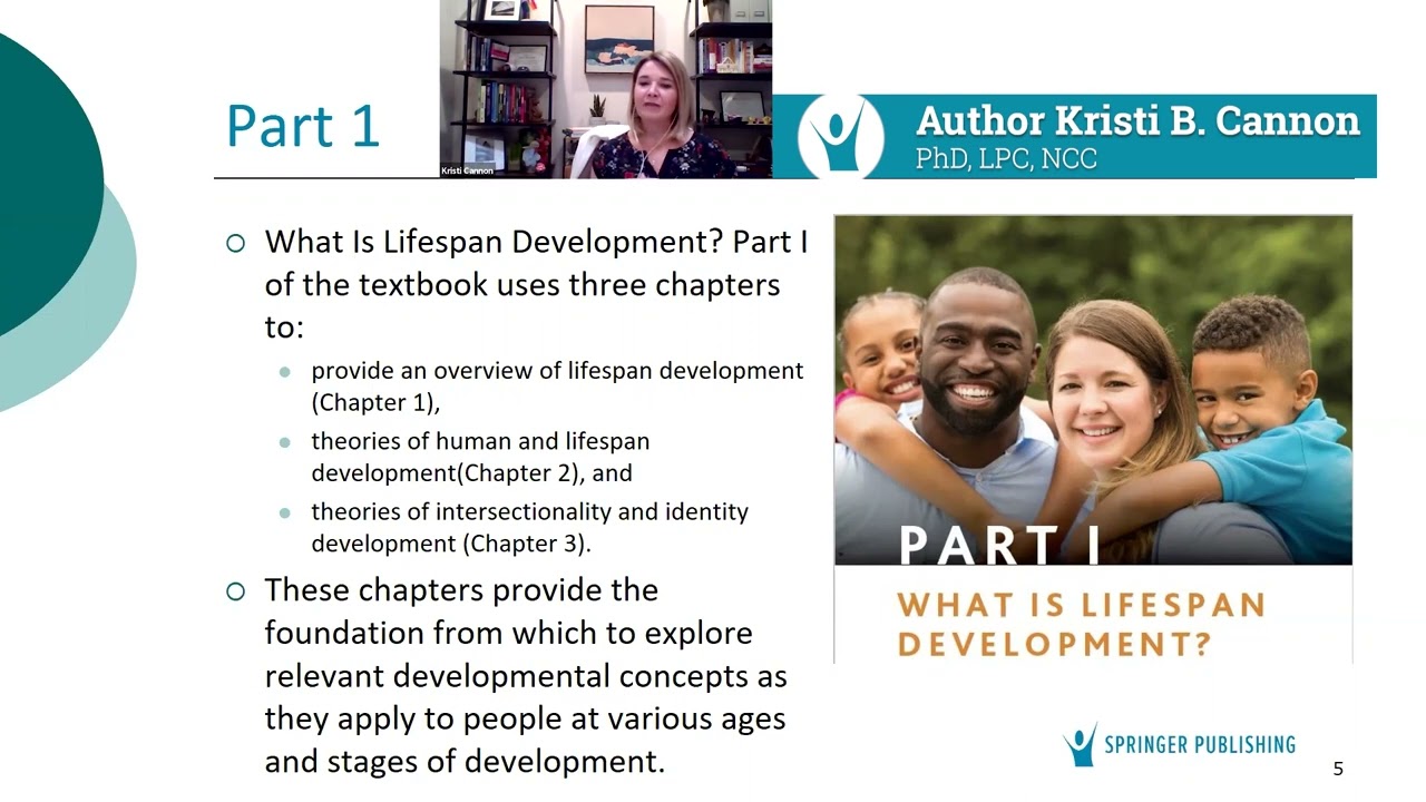 Lifespan Development: Counseling text organized to promote student engagement and learning retention