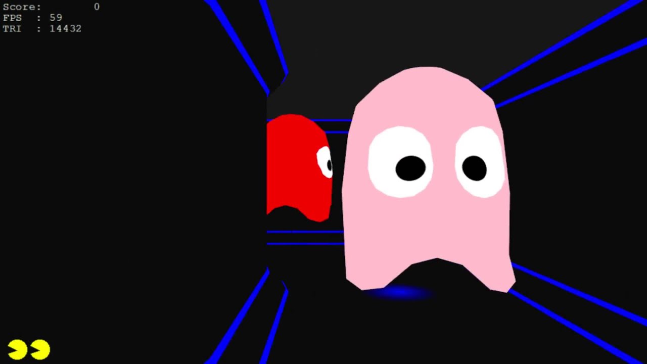 FP Pacman - First Person Pacman Demo