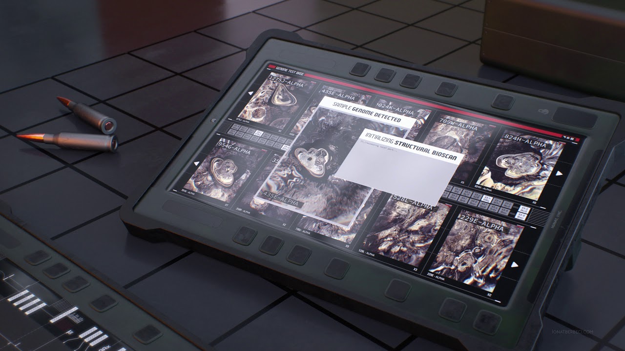 Sci-fi UI | FUI (Fictional User Interface) | BIOLAB_01