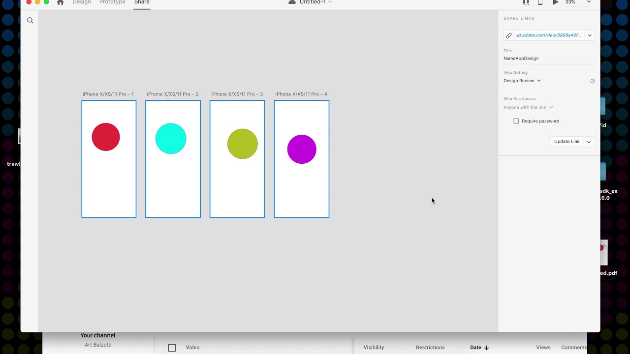 Exporting A PDF in XD