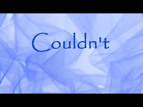 How to pronounce couldn't in English #contractions #pronunciation #English
