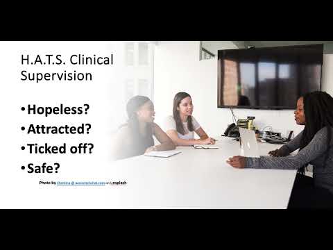 H. A. T. S. domains of Clinical Supervision