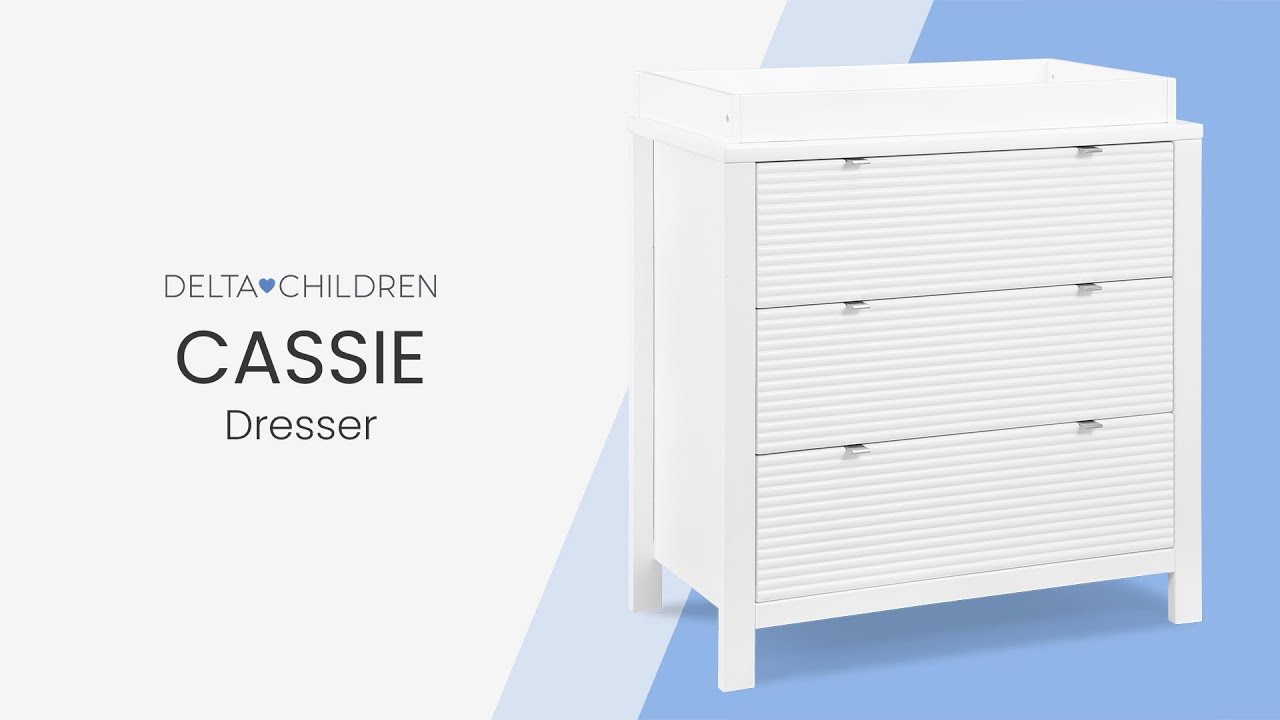 Cassie 3 Drawer Dresser with Changing Top (by Delta Children)