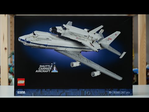 LEGO Icons 10360 Shuttle Carrier Aircraft Speed Build