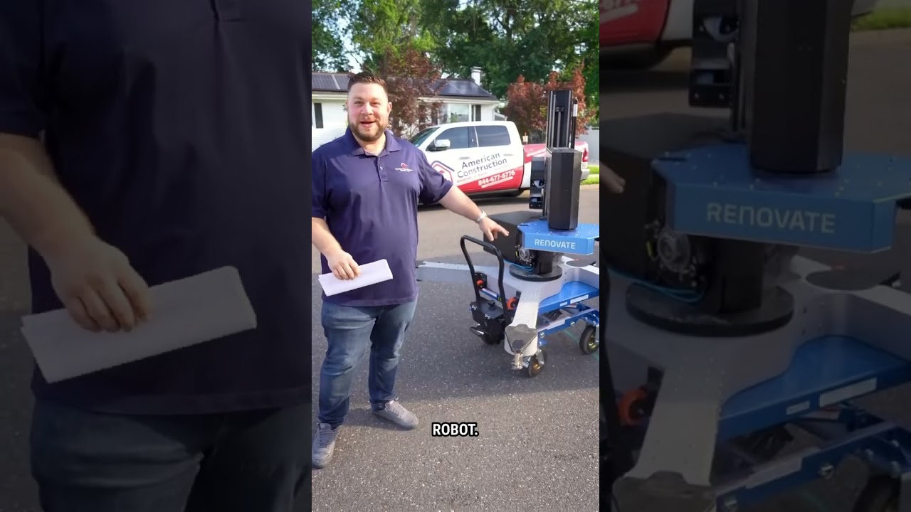 A ROBOT USED FOR ROOFING? 👀