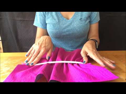 Really Simple Ruching Technique with Elastic Beginner Sewing Tutorial for Ruffles