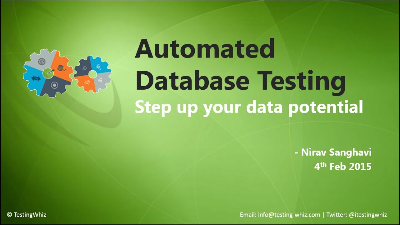 Automated Database Testing - Step up your Data Potential