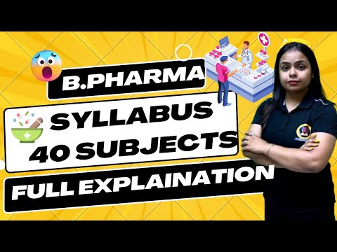 B. Pharma Complete Syllabus Cover | B. pharma Syllabus 40 Subjects Full Explanation | BSP Pharmacy |