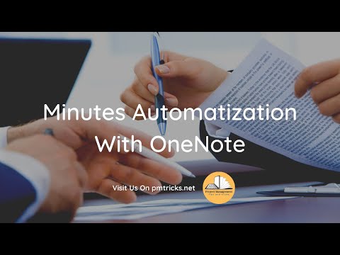 Meeting Minutes Automatization With OneNote