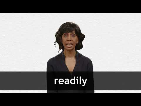 READILY definition and meaning | Collins English Dictionary