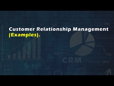 Customer Relationship Management (Examples).