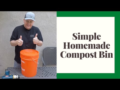 How To: Homemade Compost Bin Out Of A 5 Gallon Bucket