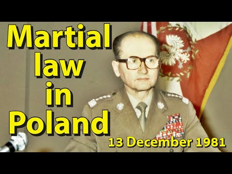 Martial law in Poland.