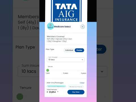 Tata AiG Health insurance #tataaia #tataaig