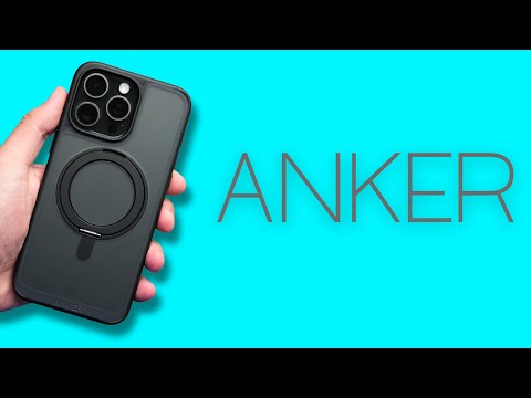 The BEST Kickstand Case for iPhone 15 Pro Max?? - Anker Magnetic Phone Case with Ring Stand