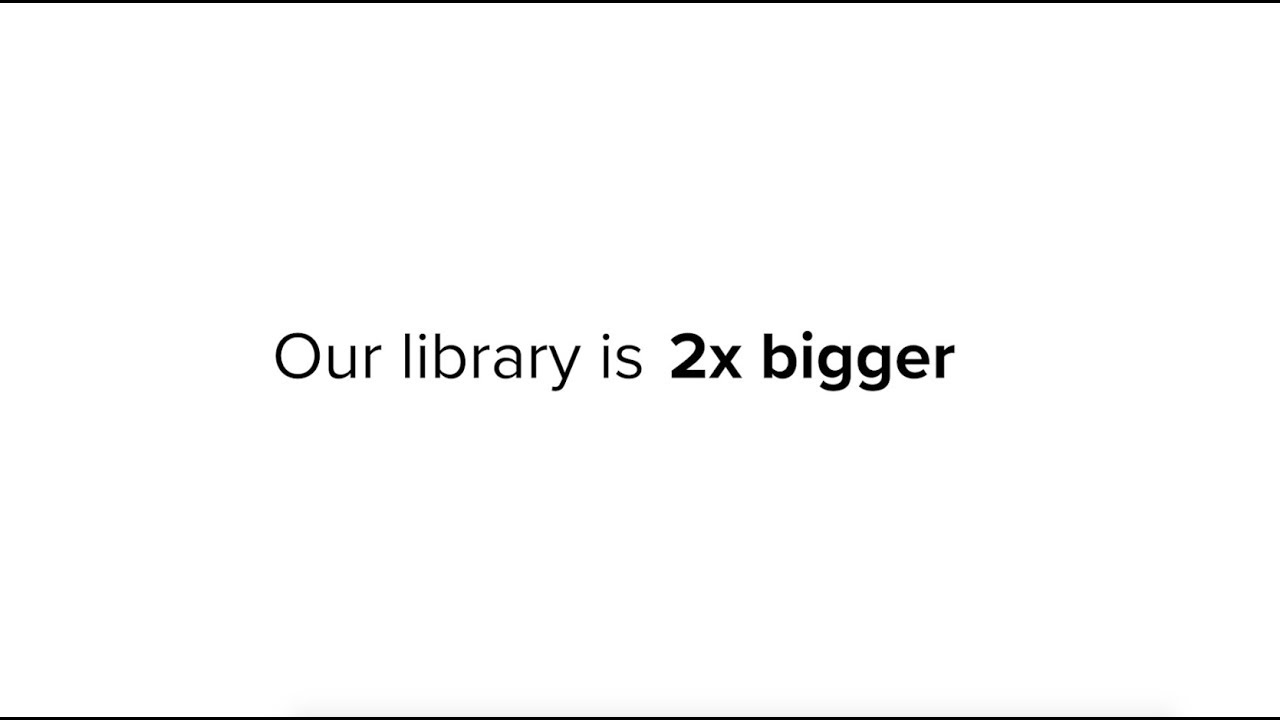 We've Doubled Our Stock Video Library!