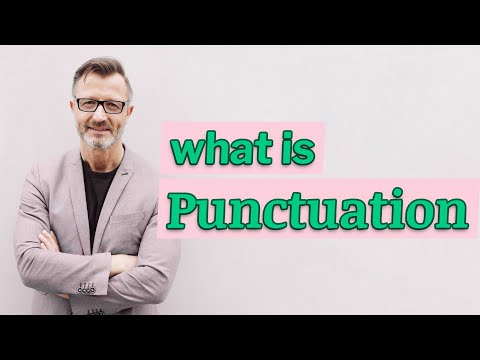 Punctuation | Definition of punctuation 📖