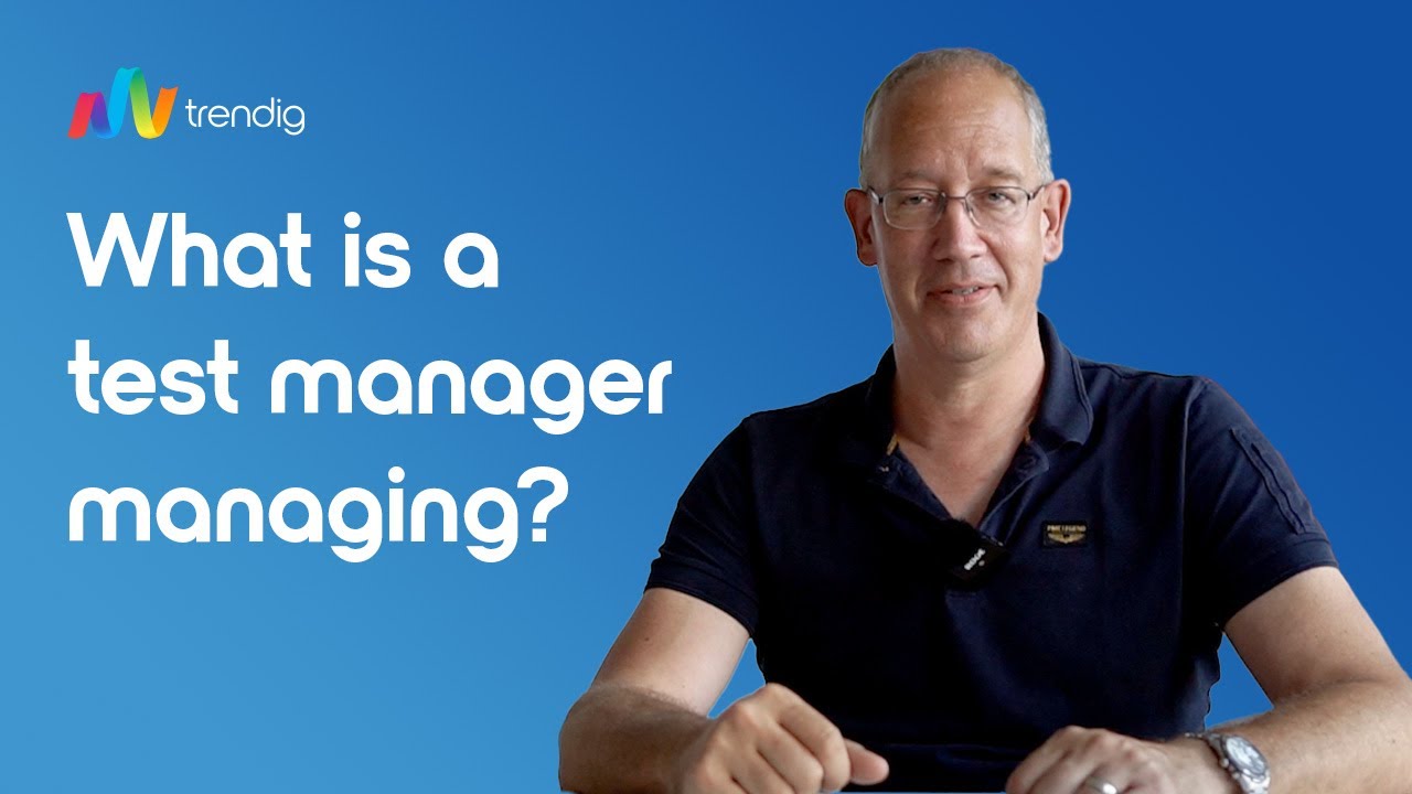 What is a test manager managing - people, tasks or tools?