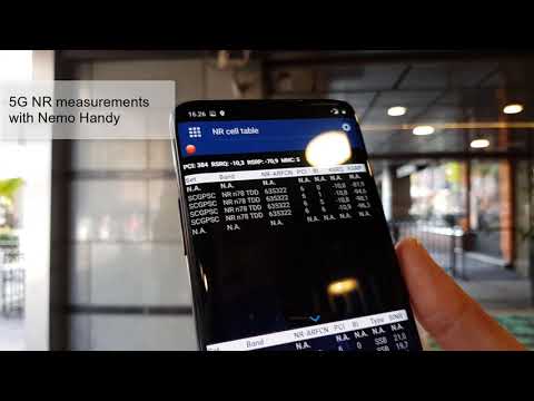 5G NR measurements with Nemo Handy