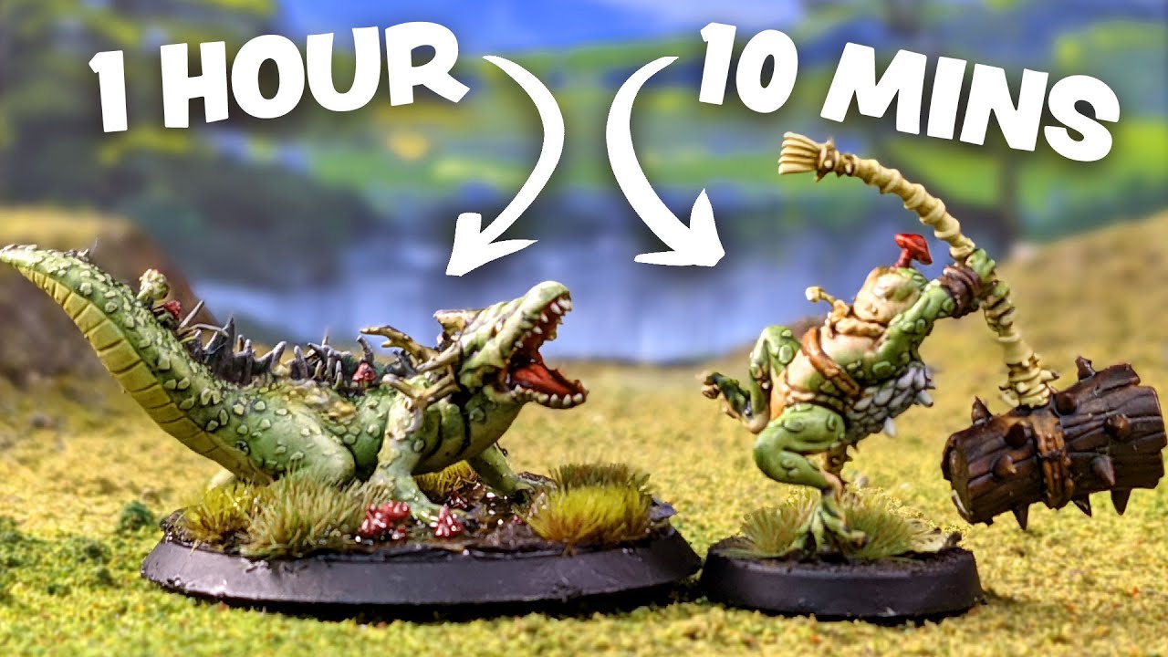 1 Hr 10 min Mini Painting Speed Challenge!