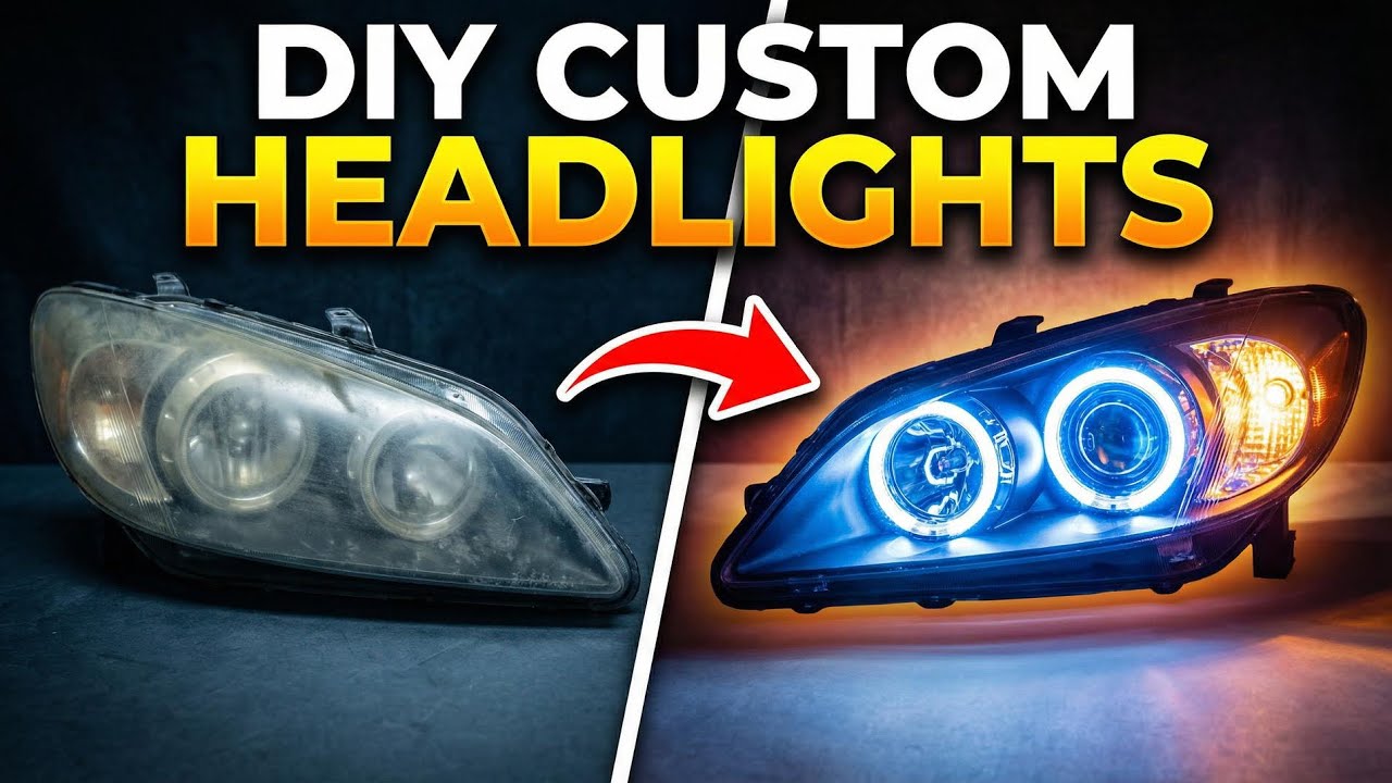 How to Build Your Own Custom Headlights | DIY Tutorial