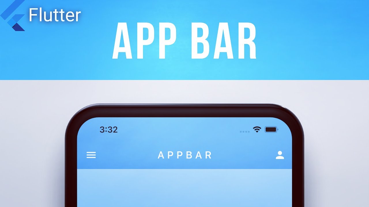APP BAR • Flutter Widget of the Day #10