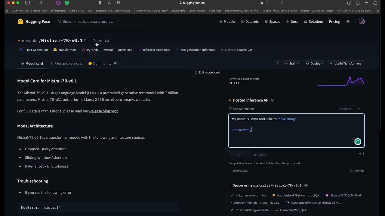 Getting mistral-7b into huggingface inference endpoint!
