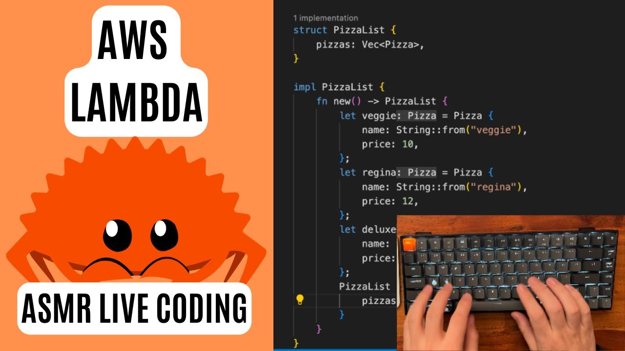 RUST on AWS Lambda | TDD live coding | Build a 🍕 API | No talking