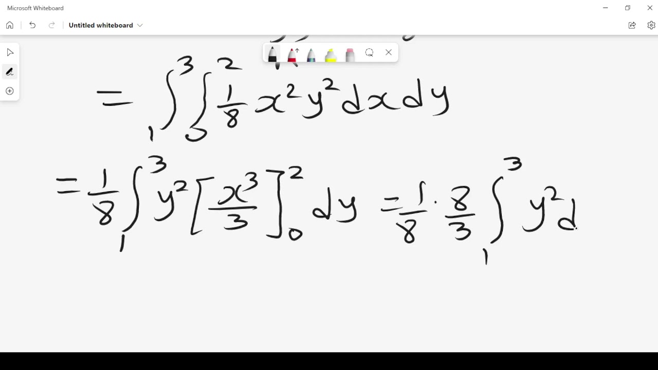 Expected value for a discrete and continuous bivariate distribution function