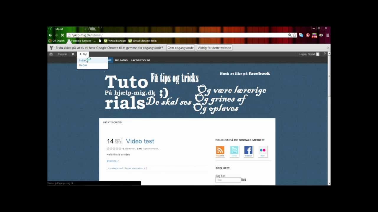 How to make a QR/barcode :-)