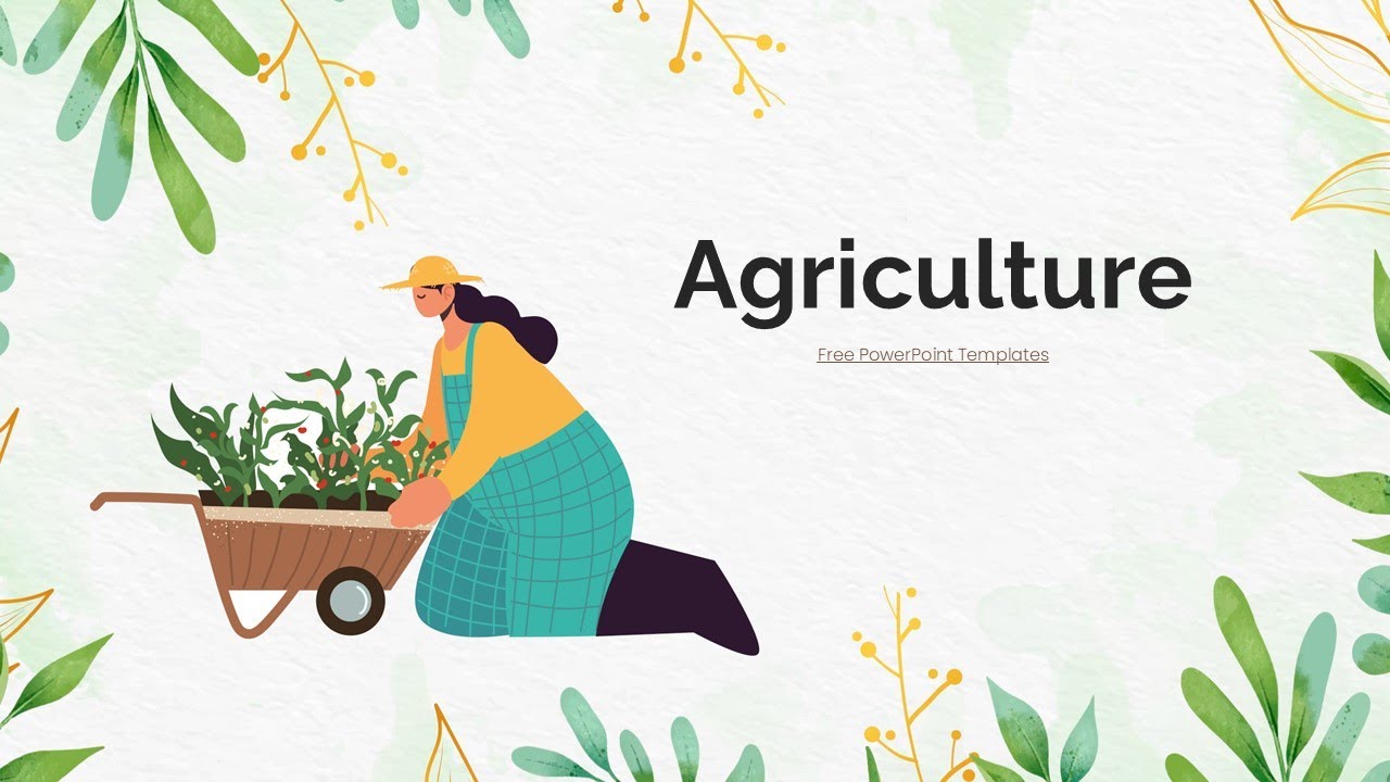 Agriculture PowerPoint Template & Google Slides Theme by GreatPPT