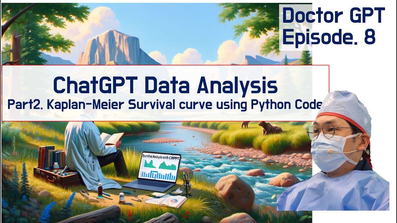 EP008. ChatGPT Data Analysis: Part2 Kaplan-Meier Survival analysis using Python Code