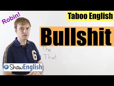 English Bad Words: Bullshit