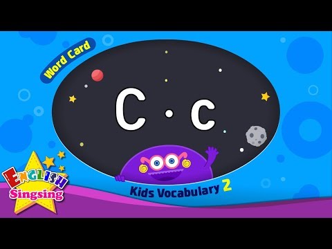 Kids vocabulary compilation ver.2 - Words Cards starting with C, c - Repeat after "Ting (sound)"