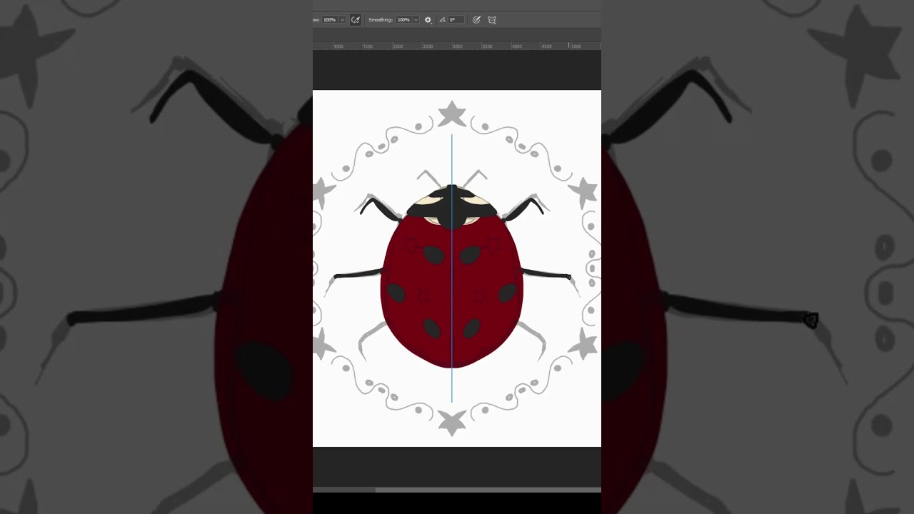 Ladybug I made for a doodle-a-day challenge  #drawing