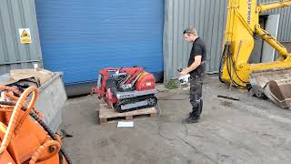 Brokk mini cut 40 demolition robot remote controlled tracked excavator ...