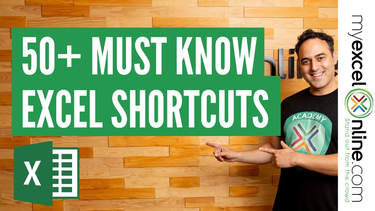 50+ Must Know Excel Keyboard Shortcuts - FREE Excel PDF Download!