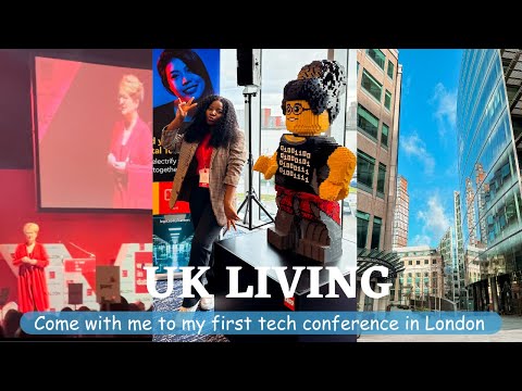 UK Living #5 | Come with me to my first tech conference in London | Women in Data Confrence