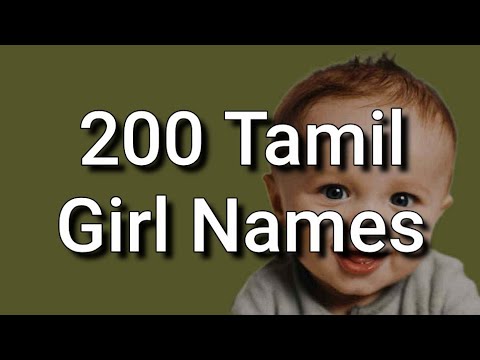 200 Tamil Hindu Girl Names and Meanings