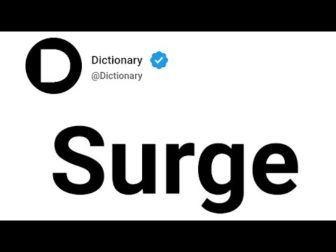 Surge Meaning In English