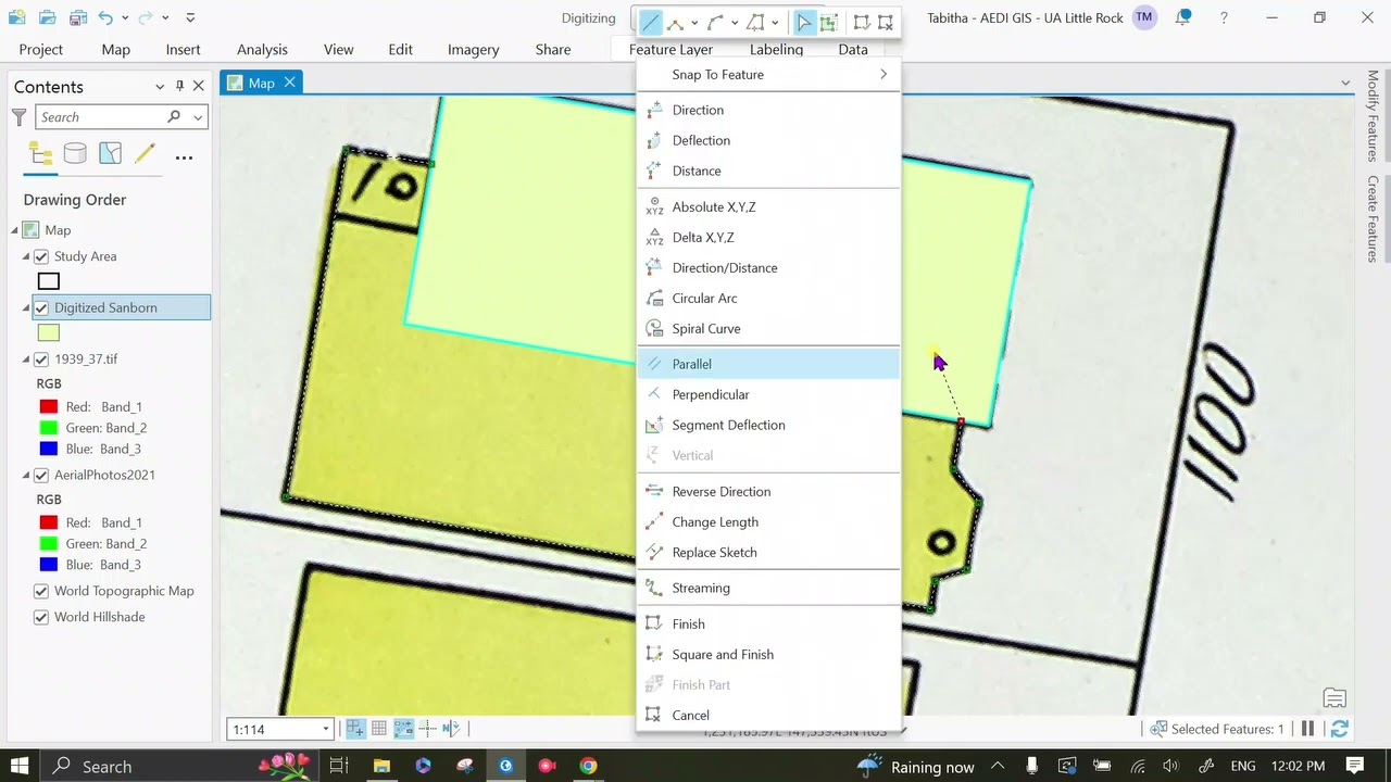 GIS II - Digitizing Tutorial