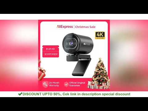 SALE Webcam 4K Streaming Web Camera 1080P 60FPS USB Camera EMEET S600 Autofocus Living Stream Camera