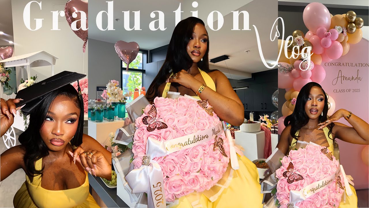 OMG I GRADUATED! | Class of 2025, DREAM Pastel Party+ Shopping Vlog | So SURREAL!