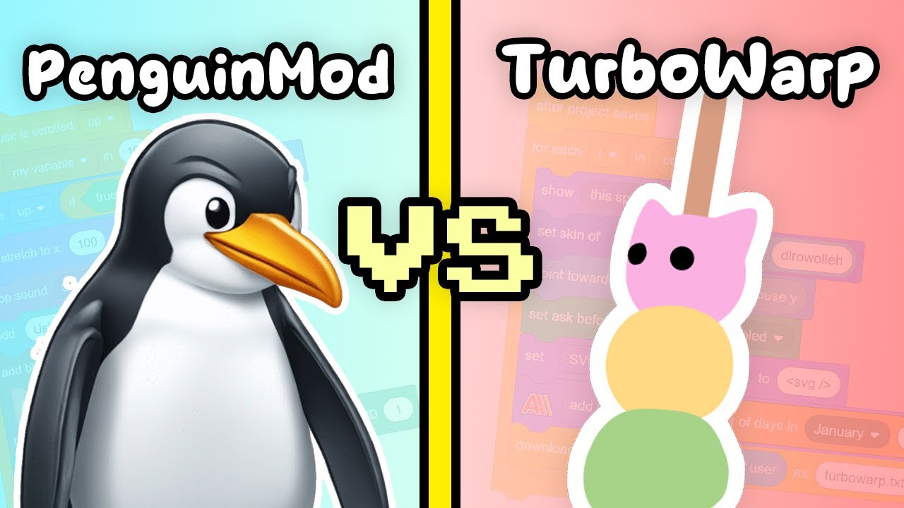 TurboWarp VS PenguinMod (Which is Really the BEST Scratch Mod?)