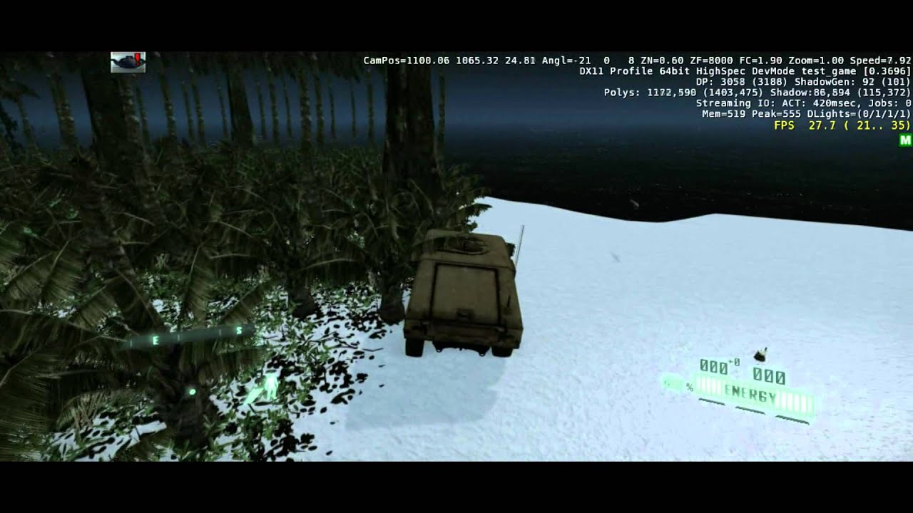 CRYENGINE 3 sdk- testing out stuff