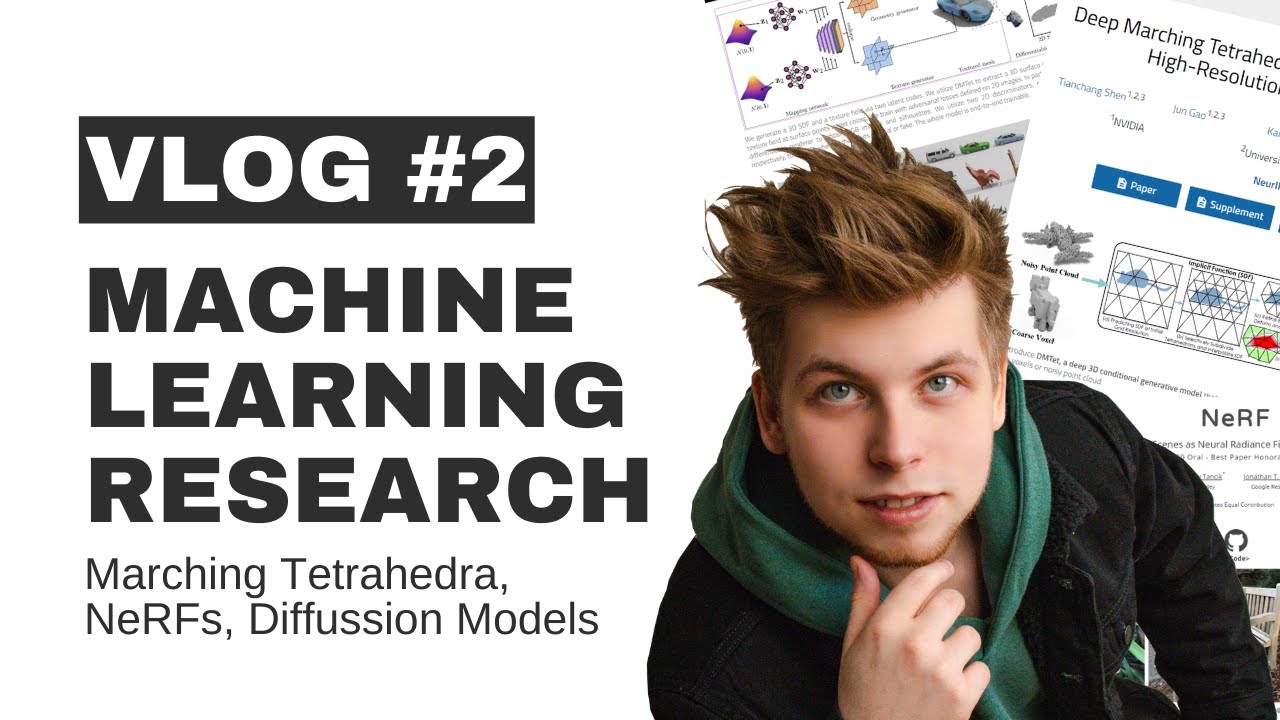 Marching Tetrahedra, NeRFs, Diffussion Models | Machine Learning Research Vlog #2