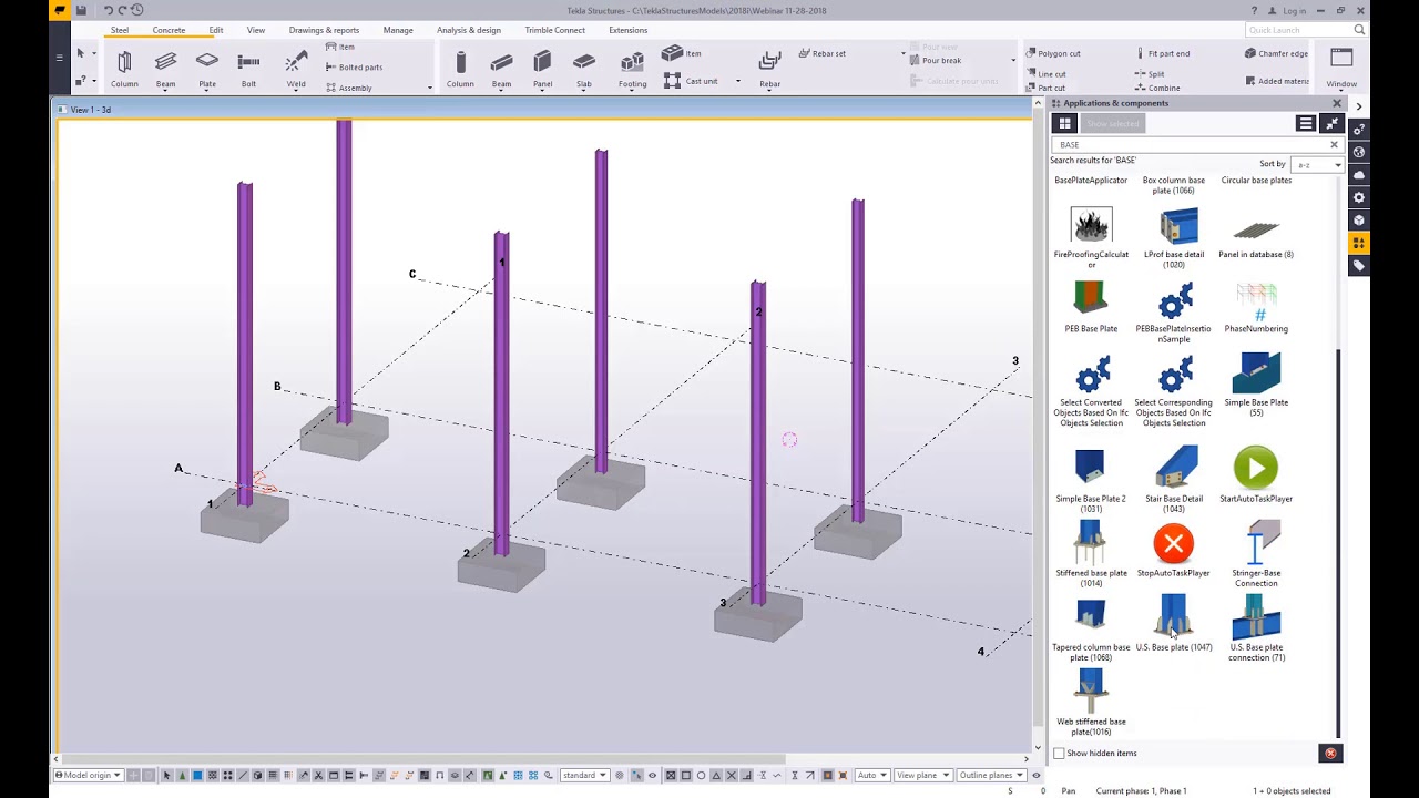 Tekla Structures for Steel and Miscellaneous Detailing