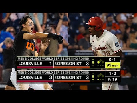 FULL 9th inning: Oregon State-Louisville thriller on MCWS opening day