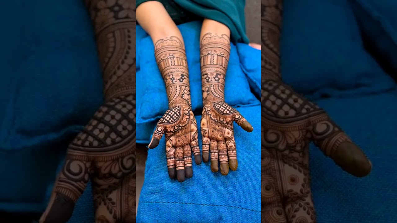 beautiful bridal mehandi designs || beautiful bridal mehandi designs for full hands